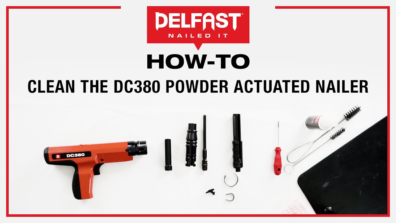How to Clean the Delfast Powder Actuated Nailer - YouTube
