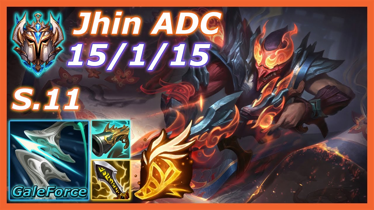 Challenger Jhin S11 - Jhin patch 11.9 - Jhin 11.9 - 진 11.9 - 戏命师 11.9 ...