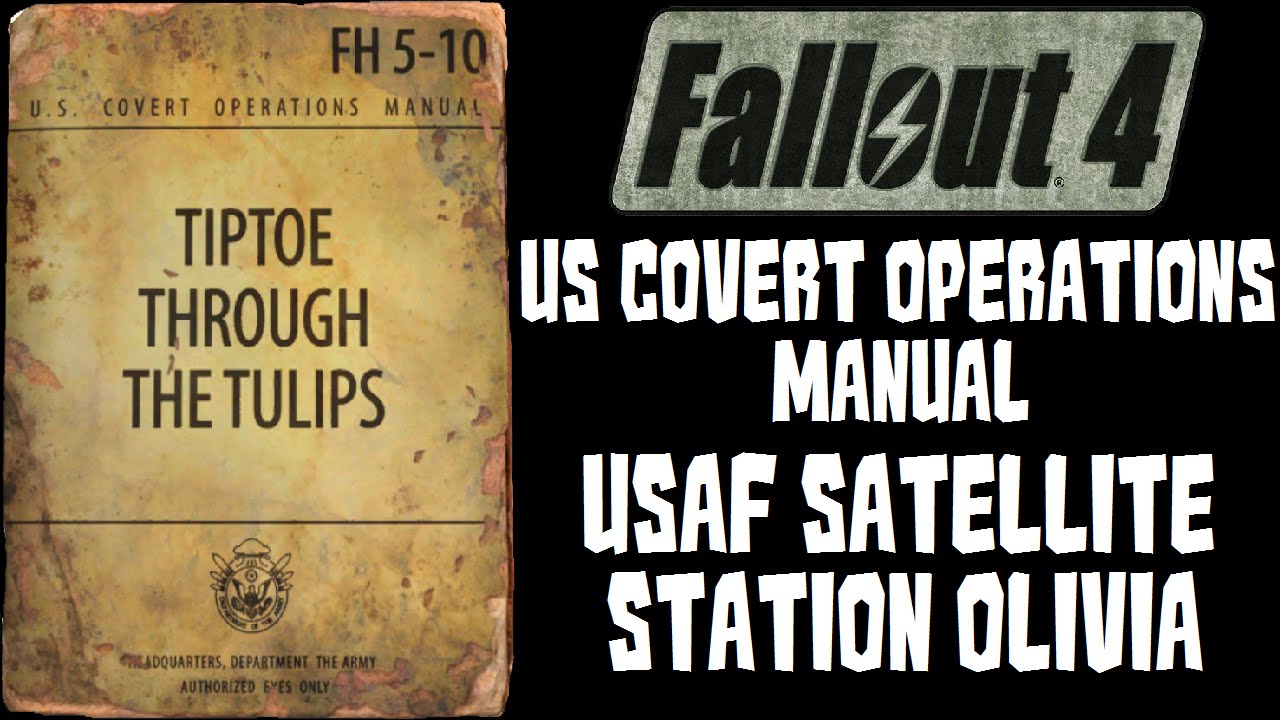 Fallout 4 US Covert Operations Manual at USAF Satellite Station Olivia ...