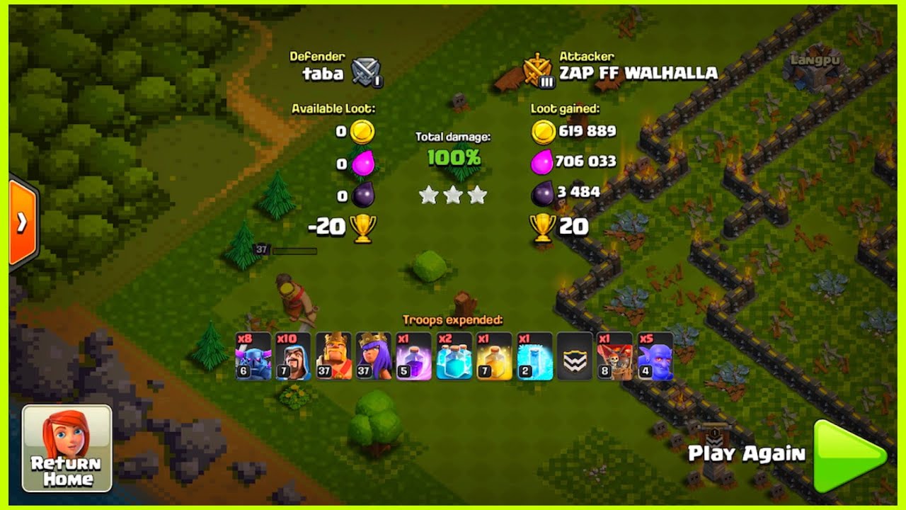 Namma Clan Tambi ZAP Best Loot Collector To H w To PEKKA Best Raide ...