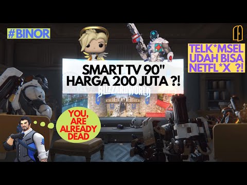 Kebanyakan Main Overwatch Sampe Bahas Smart TV Co*caa & Telk*msel #BINOR - (Overwatch Indonesia)