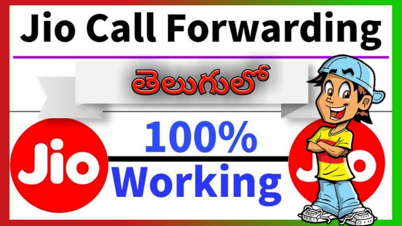 Jio call forwarding secret code in Telugu , #jiocallforwarding #svrc # ...