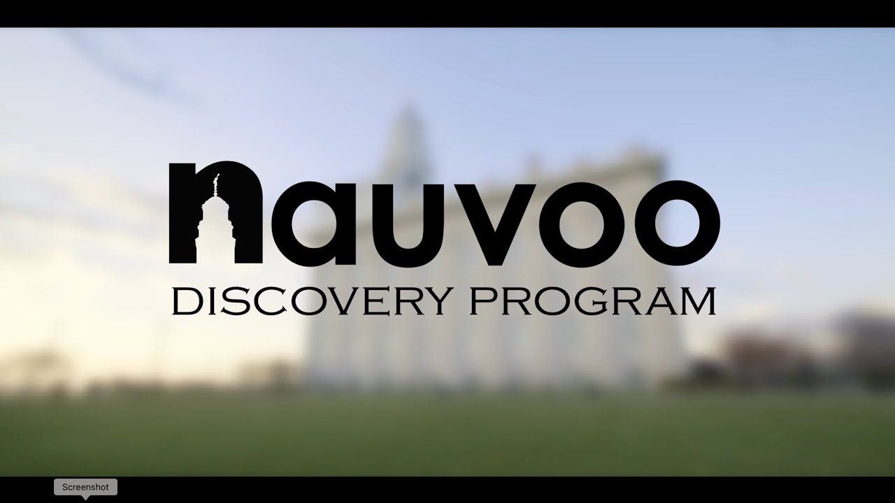 The Nauvoo Discovery Program - YouTube