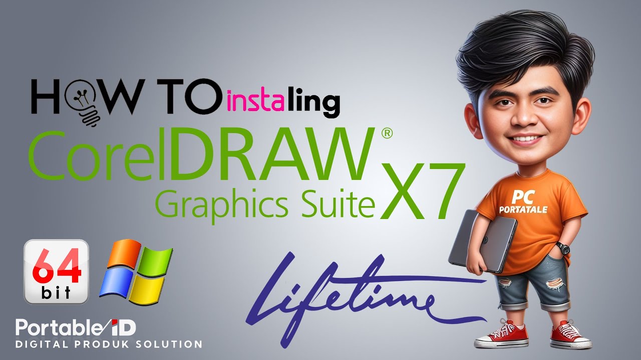 🔴 CARA INSTAL CORELDRAW X7 64 BIT HANYA DENGAN SEKALI KLIK - LIFETIME ...