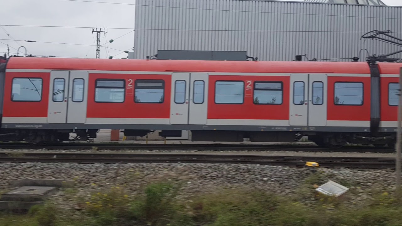 [철도ASMR]독일 뮌헨 지하철(전철) S8 Munich S-Bahn Ostbahnhof-Englschalking - YouTube