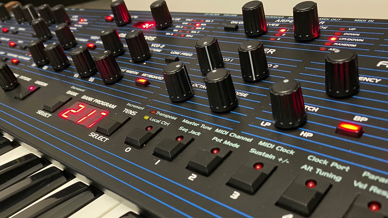 Sequential OB6 - demo - YouTube