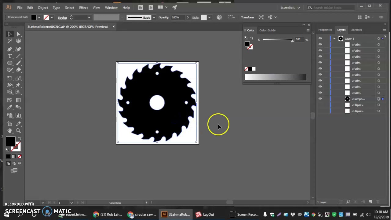CNC Illustrator-Downloading and Image to use for cutting - YouTube