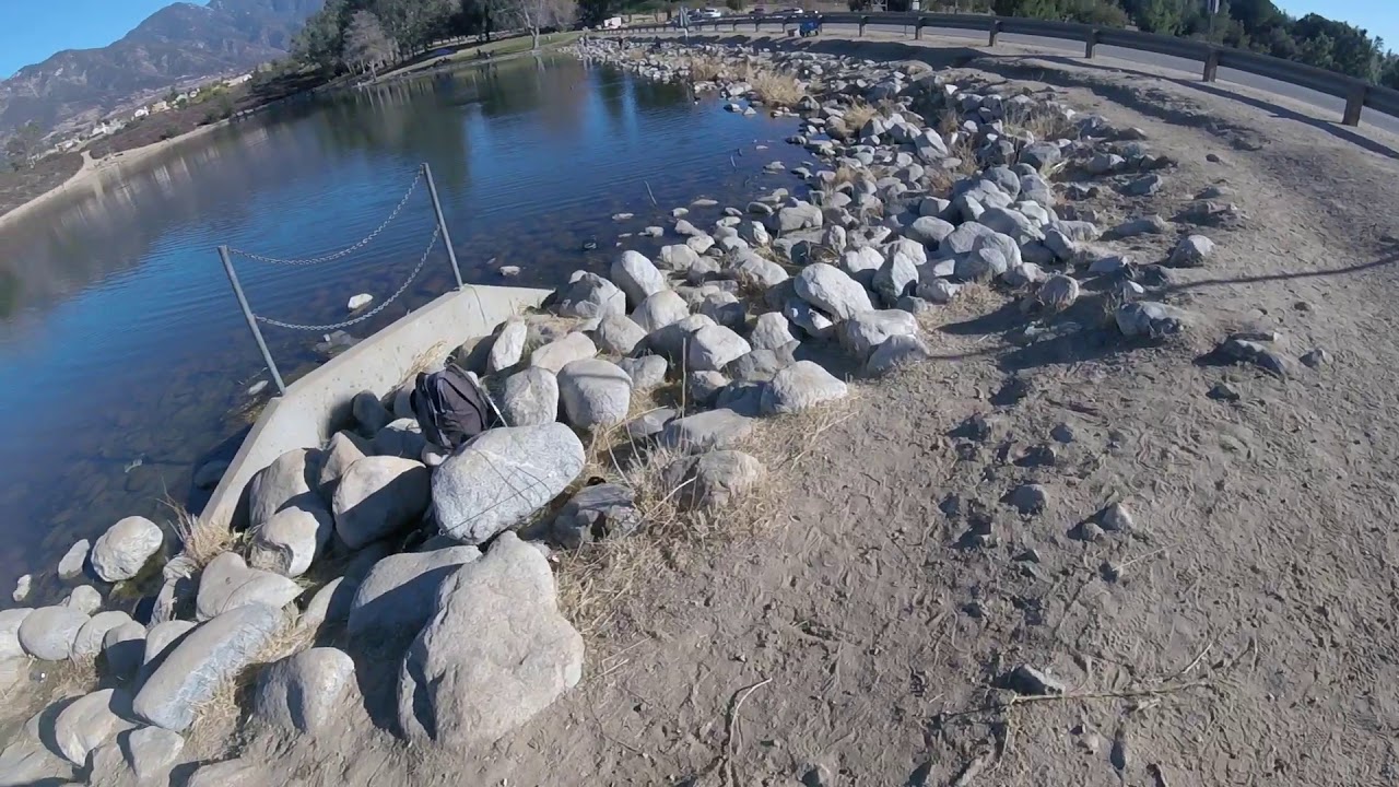 Yucaipa Regional Park fishing - YouTube