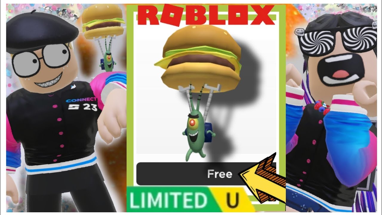 [FREE Limited UGC] Dapatkan Gratis Item Plankton Holding Krabby Patty ...
