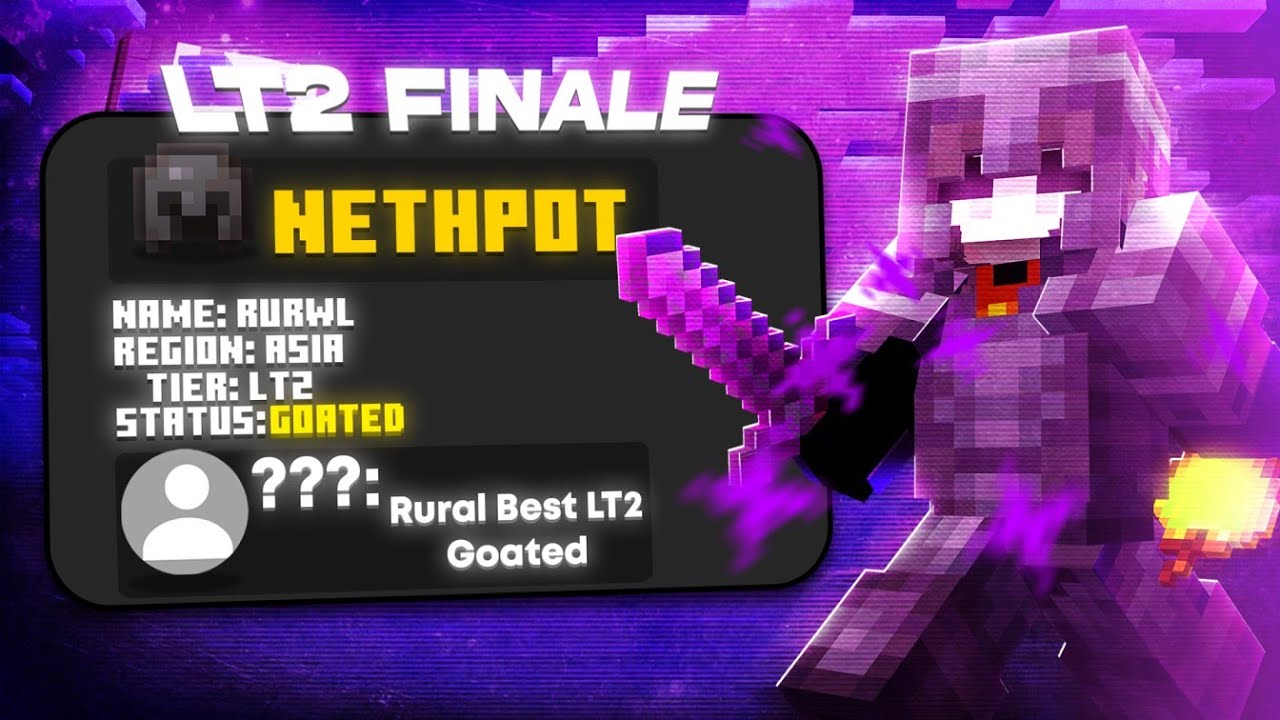 NETHERITE POT FINALE ( Tier 2 BEST ASIA 👑 ) - YouTube