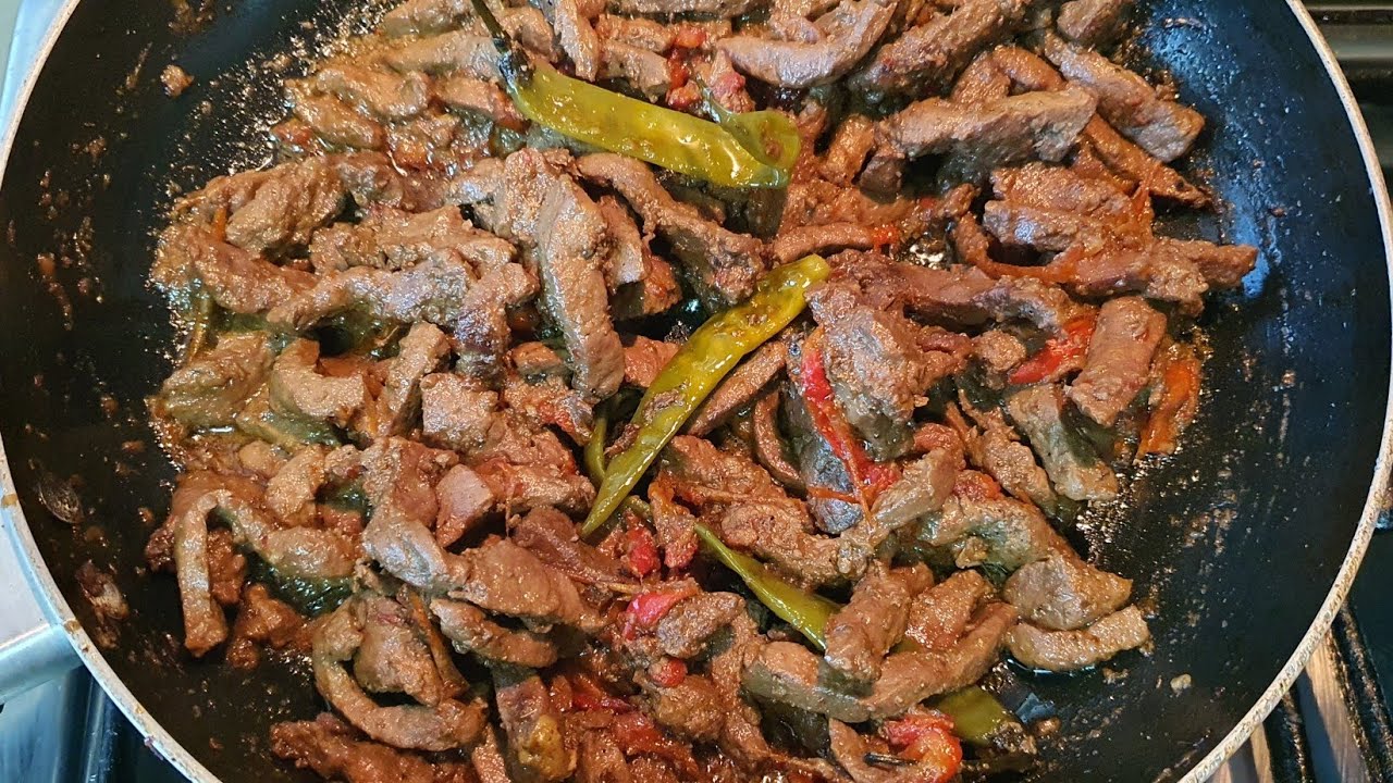 طريقه عمل الكبده الاسكندراني | Kibda Iskandarani | Beef liver Egyptian ...