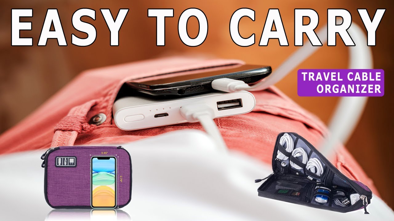 A Useful Travel Cable Organizer | Easy To Carry - YouTube