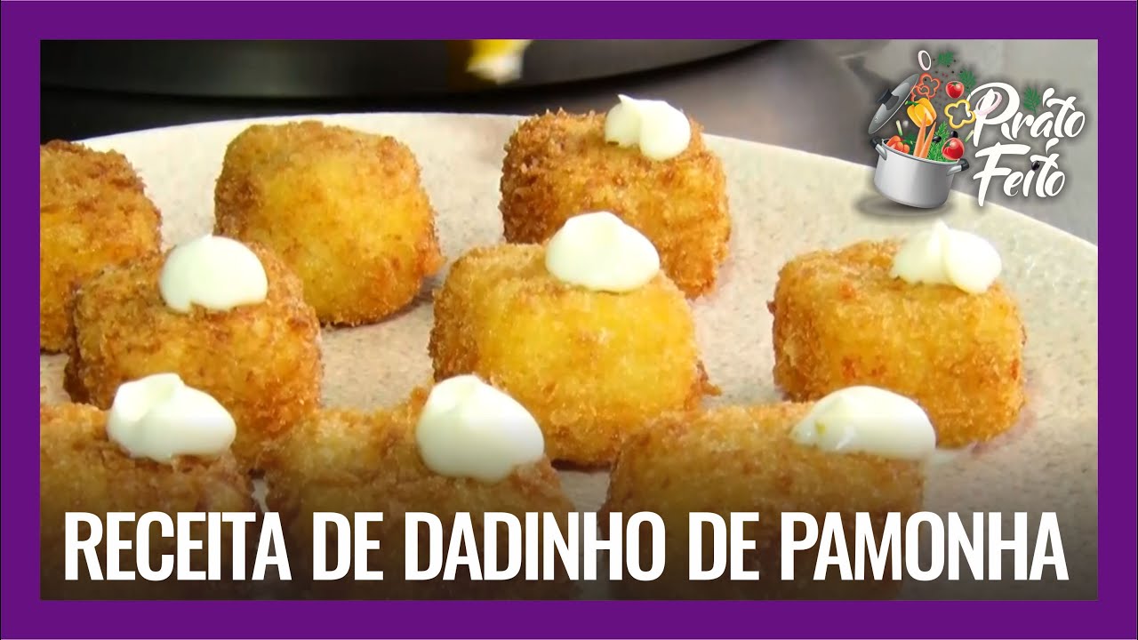 PRATO FEITO: RECEITA DE DADINHO DE PAMONHA - YouTube