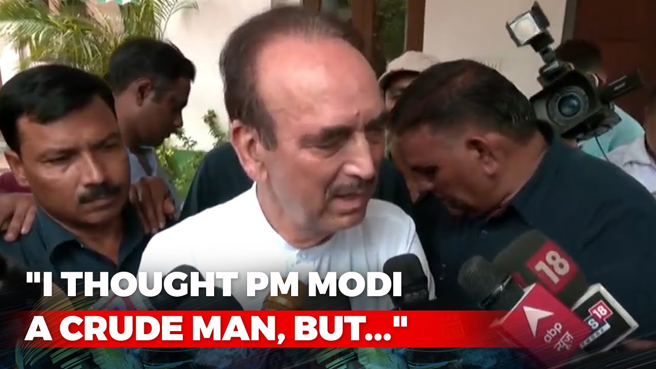 Ghulam Nabi Azad On Tears In Parliament: "I Thought PM Modi A Crude Man ...