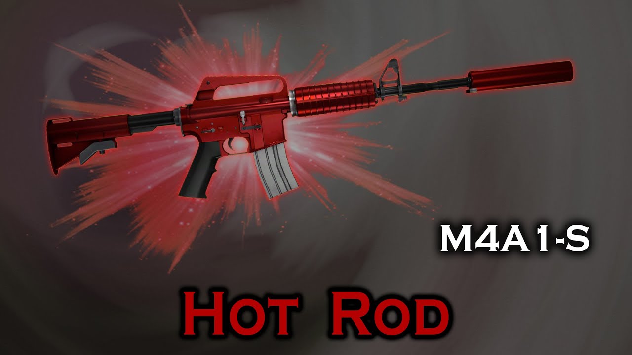 Hot Rod M4A1-S StatTrak stickers skin preview FN/MW/FT/WW/BS - YouTube