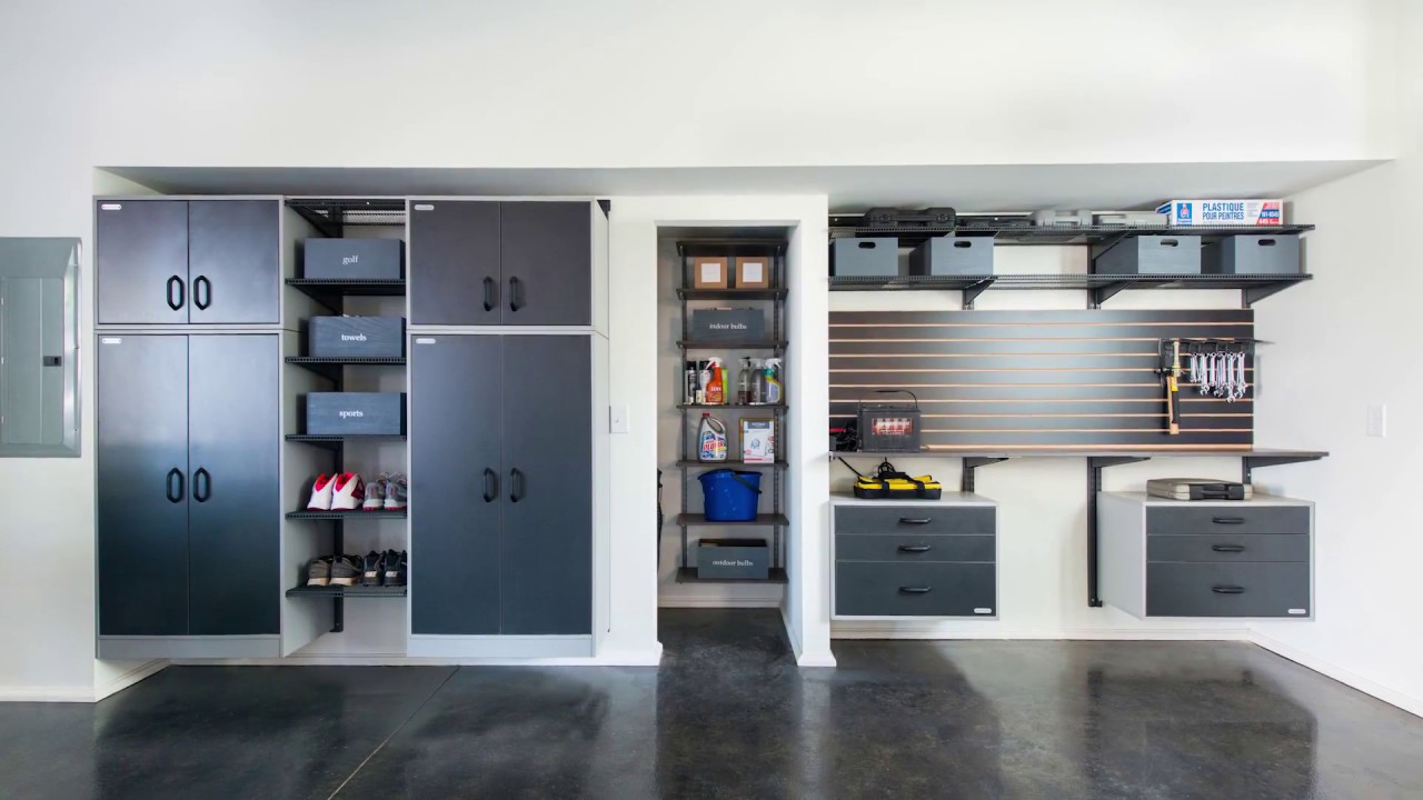 freedomRail Garage Systems for the Ultimate Organized Garage - YouTube