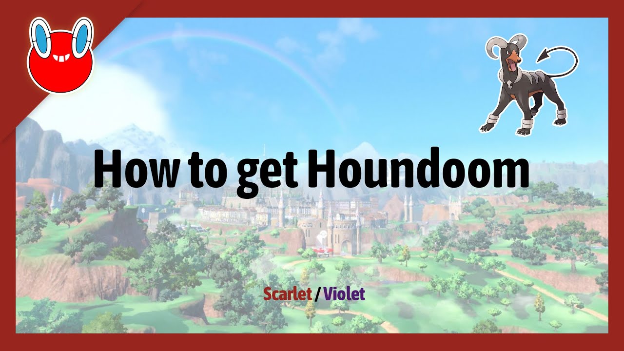 How to get Houndoom in Pokémon Scarlet & Violet [#026] - YouTube