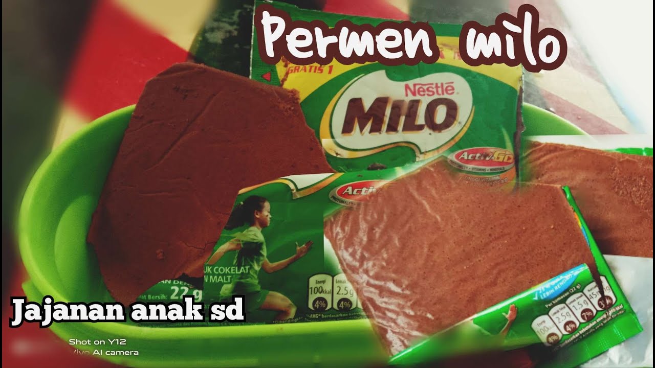 cara membuat permen Milo jajanan jadul gampang banget| ide jualan - YouTube