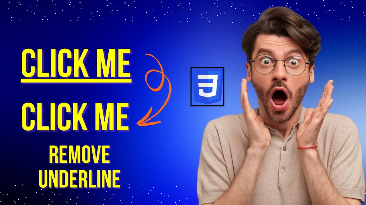 How to Remove Underline from Hyperlink in CSS - YouTube
