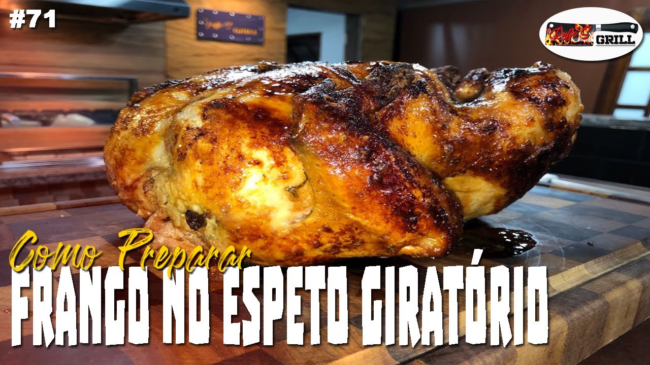 FRANGO ASSADO NO ESPETO GIRATÓRIO || RUFFO'S GRILL - YouTube