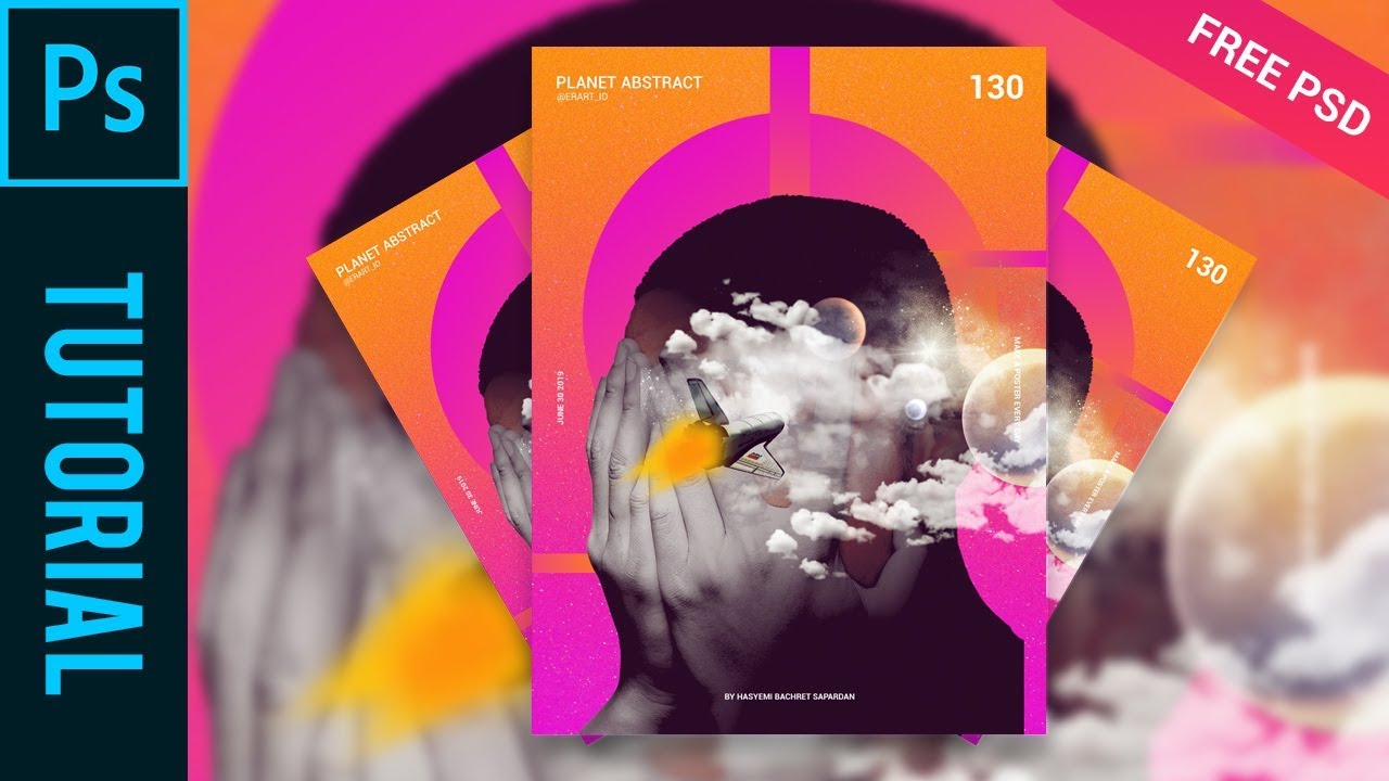 Planet Abstract - Tutorial Photoshop CC 2019 - YouTube