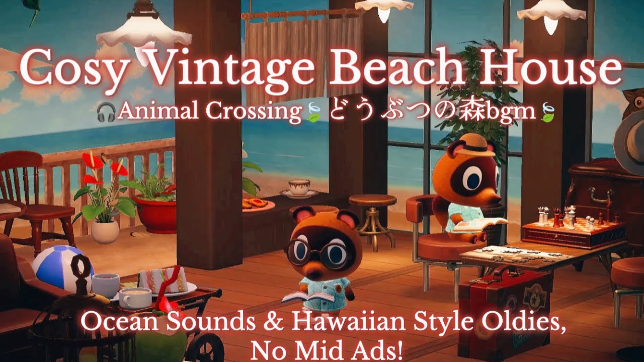 🌺Cosy Vintage Beach House 🌺~ 1HR of Relaxing Ambient Sounds and Vintage ...