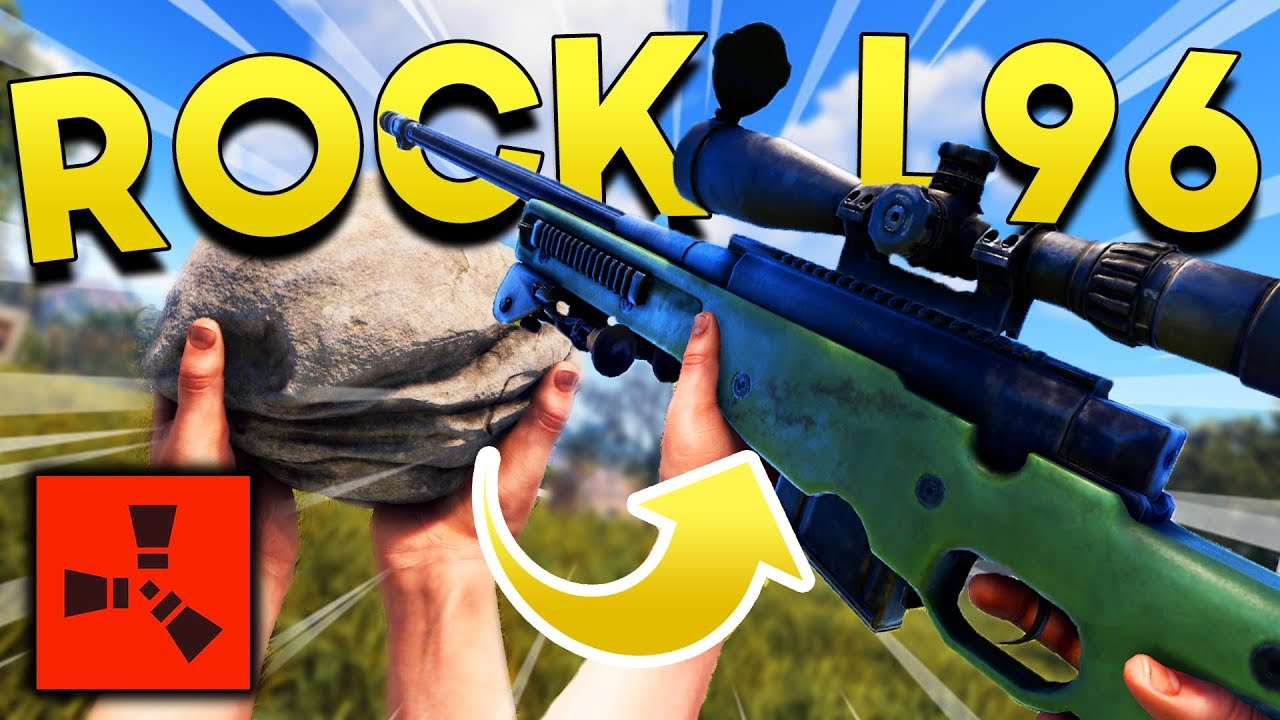 ROCK TO L96 IN 5 MINUTES! - Rust SOLO Gameplay - YouTube