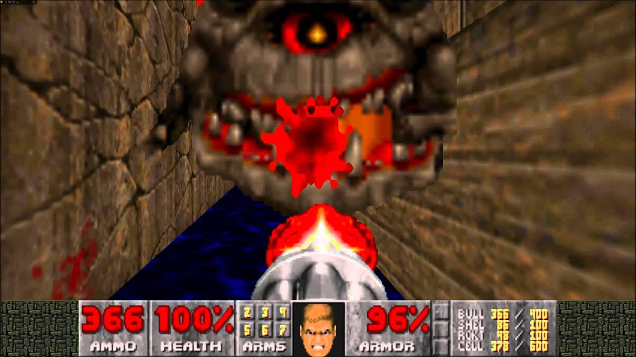 Doom 2 - Vile Flesh map 15 - YouTube