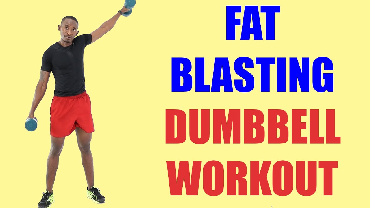 20 Minute Fat Blasting Dumbbell Workout for Beginners 🔥 200 Calories 🔥 ...