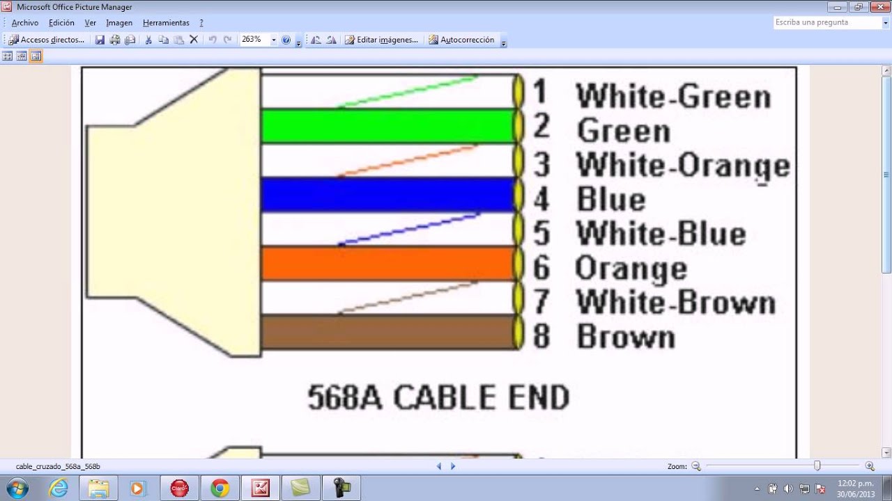 combinacion de cable directo o paralelo y cable cruzado - YouTube