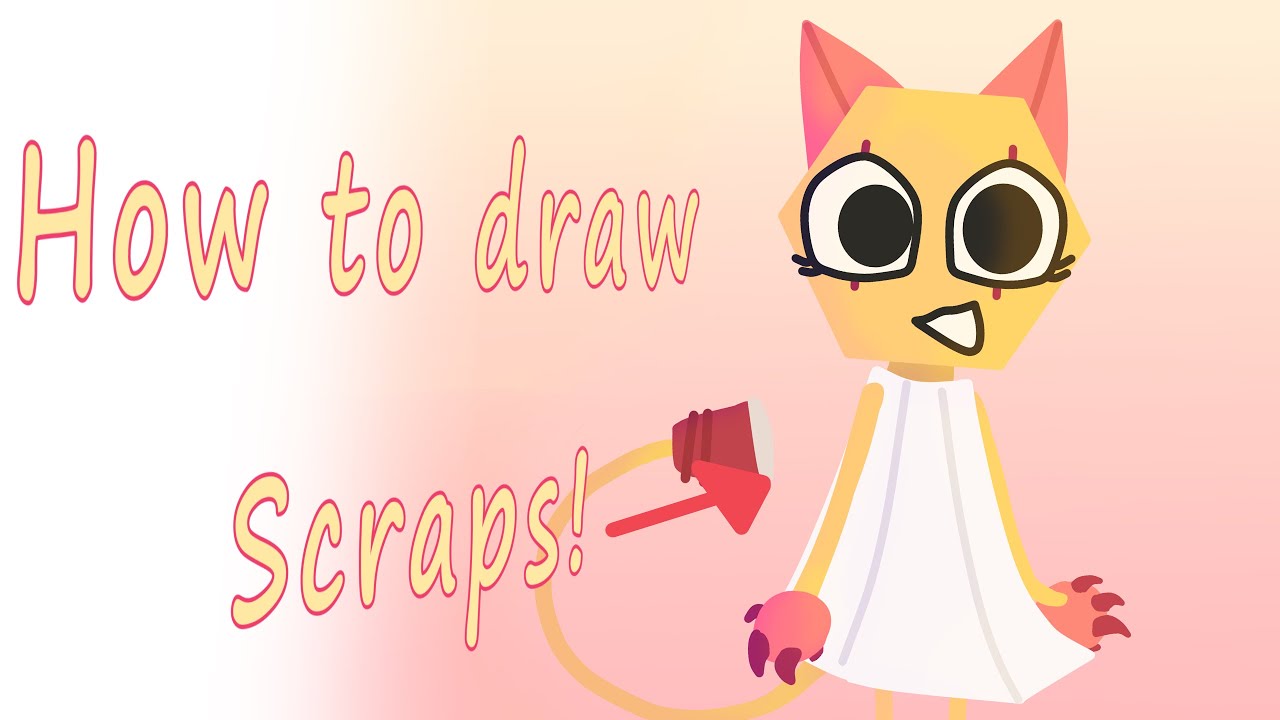 How to draw Scraps from Dandy's world!! - YouTube