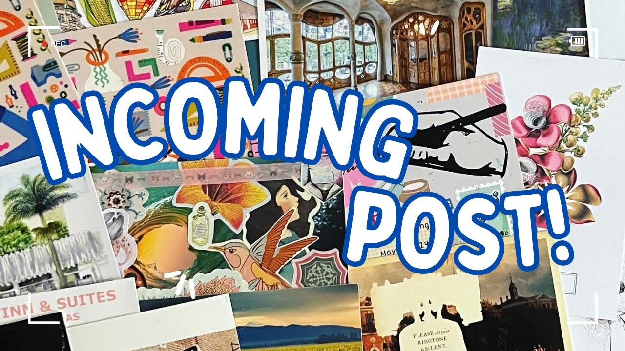 Happy Mail!!! Incoming Post from Postcrossing and Penfriends. - YouTube