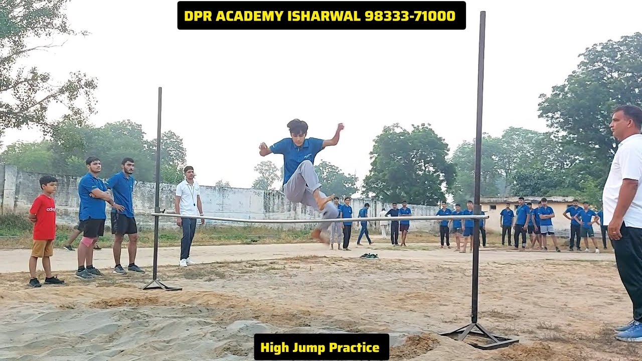 High Jump Practice at Academy. - YouTube