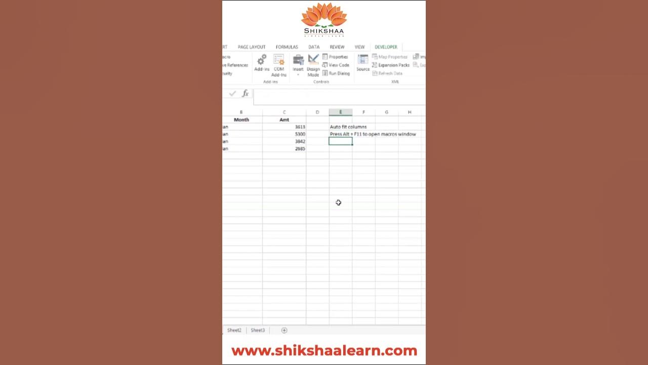 How To Use Vba Macros To Autofit Columns In Seconds Exceltips Dataanalyst Excelvba Macros
