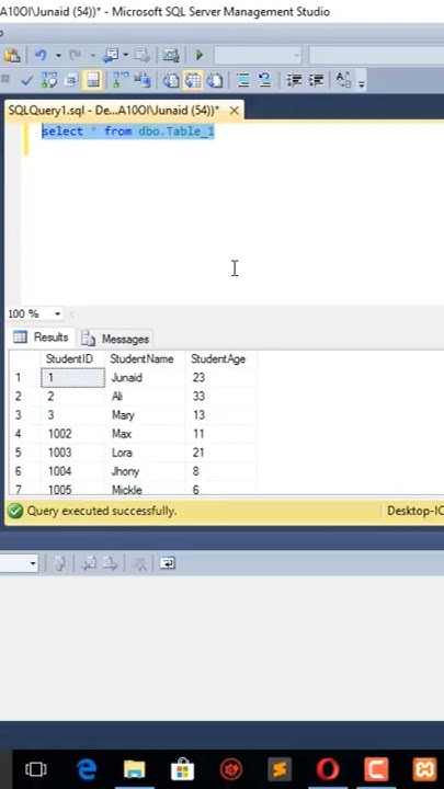 16 SQL Server - SQLAliases in SQL Server for renaming of Column and Table - YouTube
