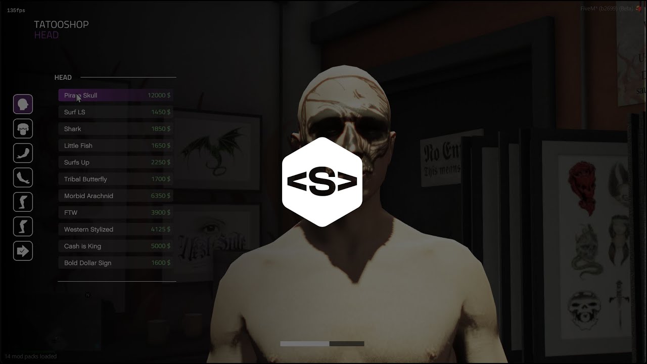 FiveM Script - Tattooshop - YouTube