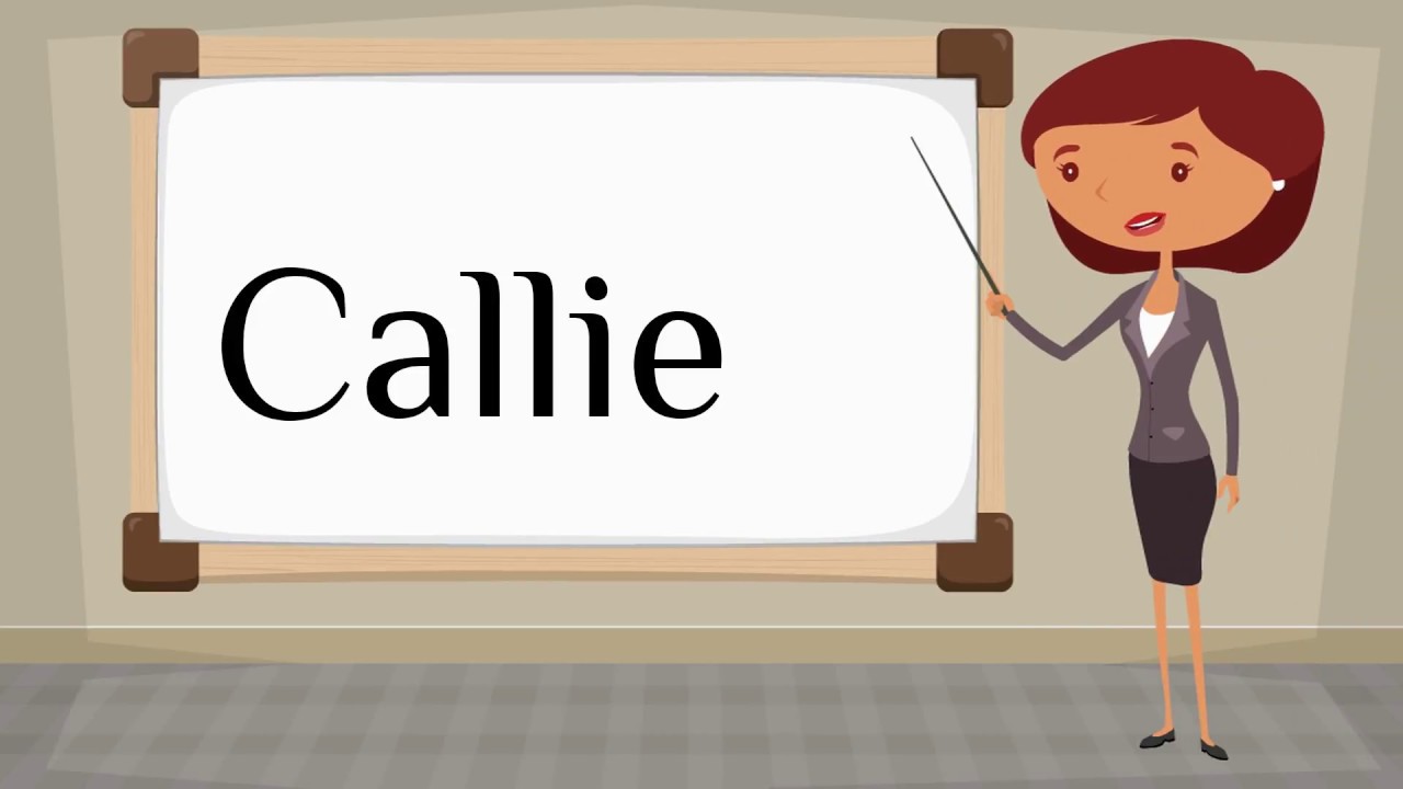 How do you say 'Callie' in Spanish? - YouTube