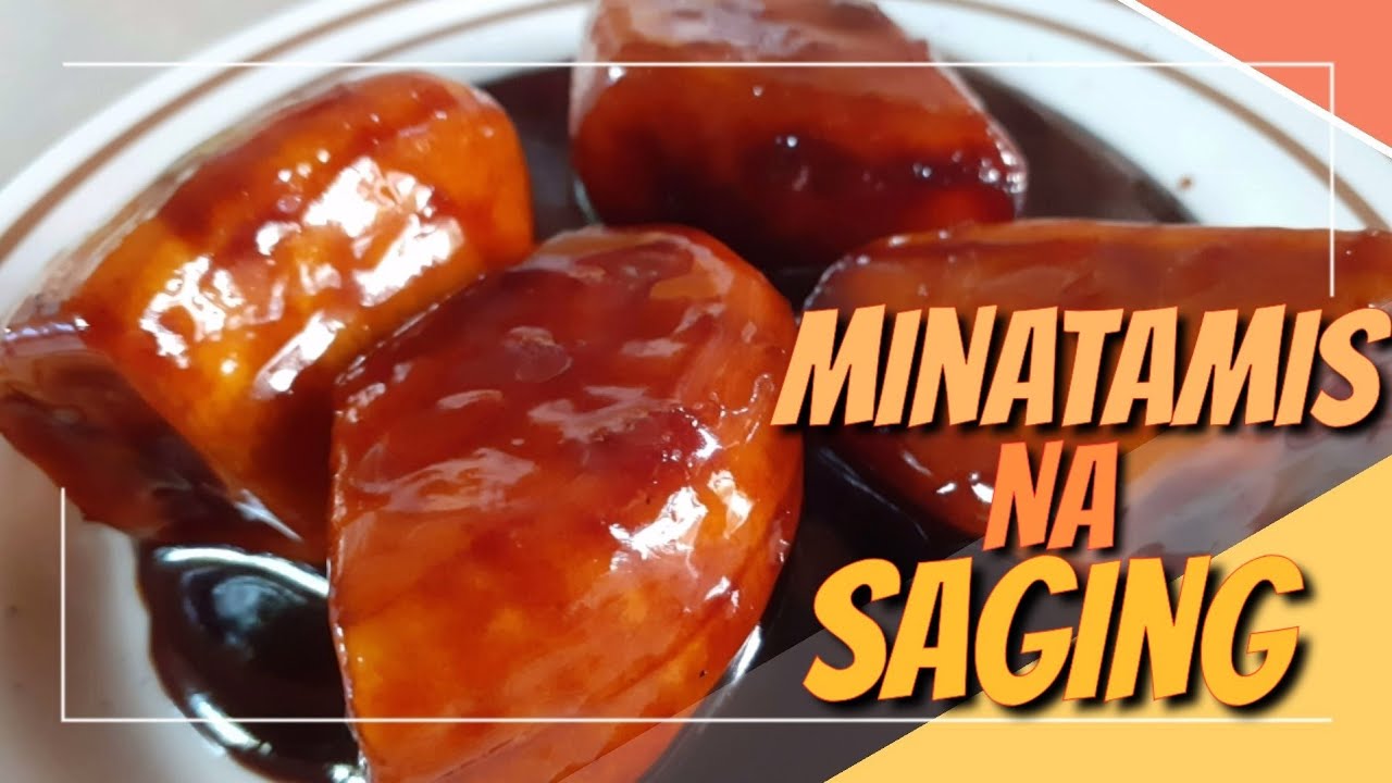 Pinoy Panghimagas /Minatamis na Saging | Filipino Dessert ...