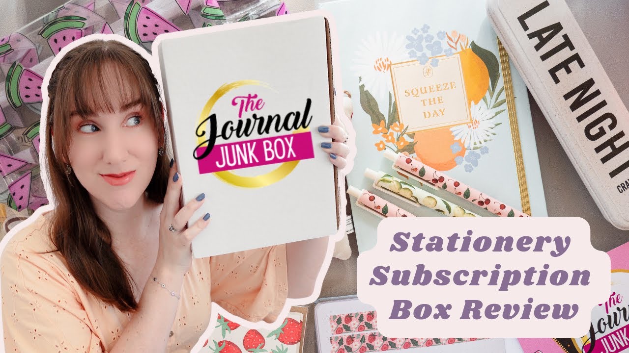 Review: Journal Junk Box Mystery Stationery Subscription Box - what's ...