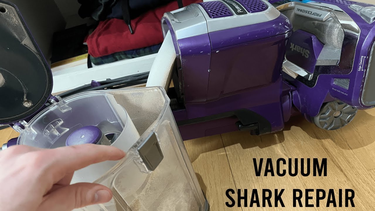 Shark Vacuum Lift away Repair Finding the clog - YouTube