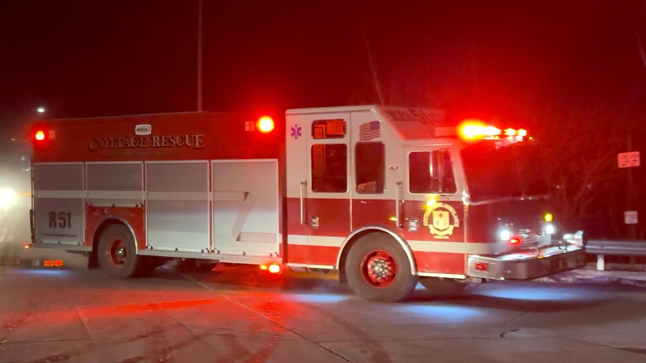 Cottage Hose Company Rescue 51 Responding. - YouTube