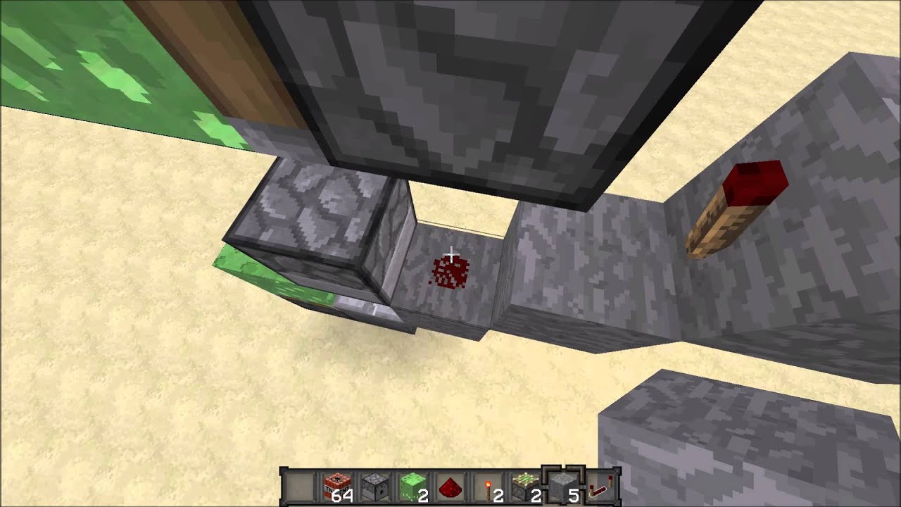 How To Build A Slime Block TNT Cannon in Minecraft 1.8 - By Flying Fire ...