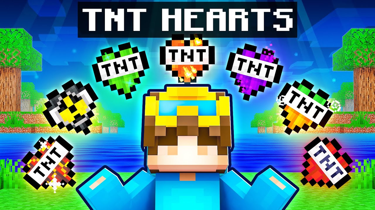 Nico Has TNT Hearts In Minecraft! - YouTube
