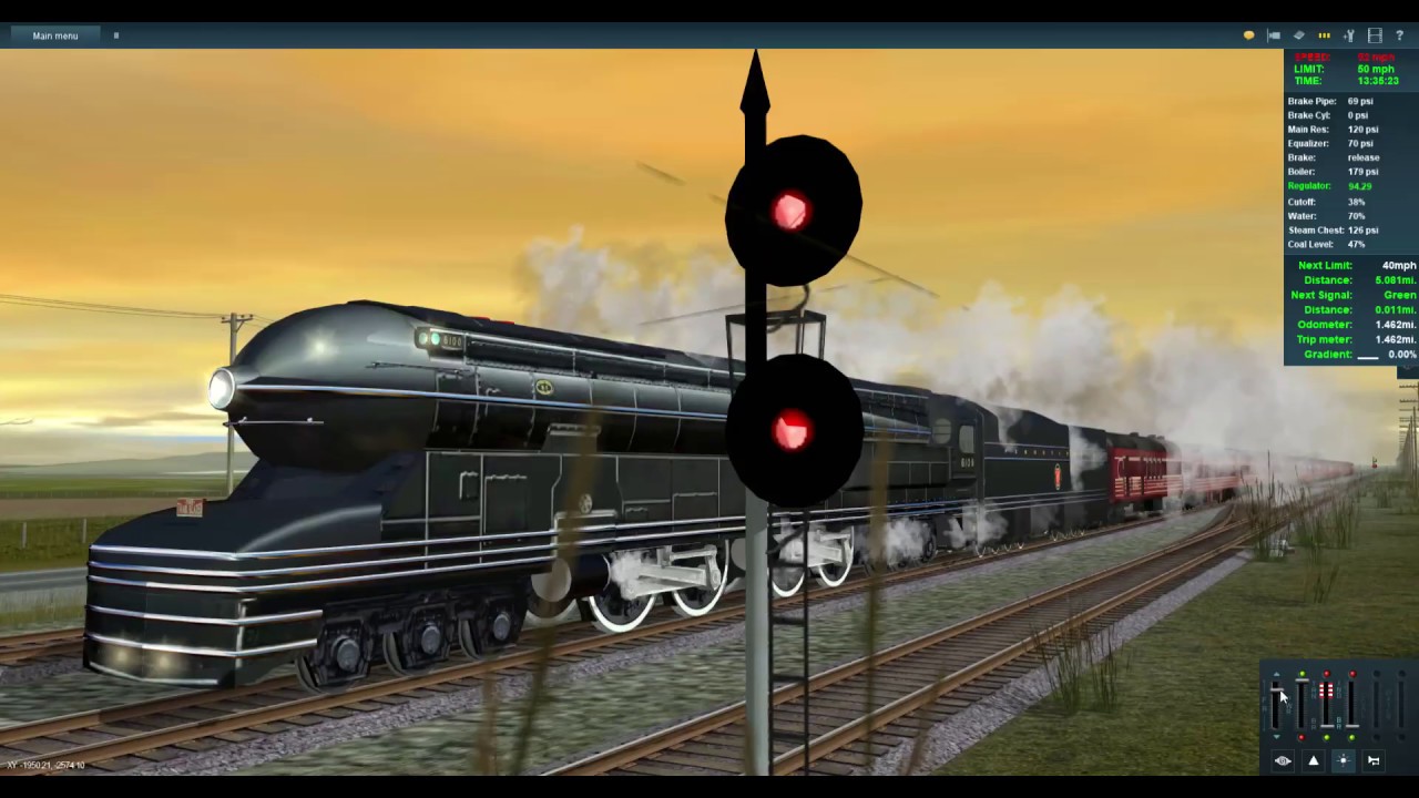 PRR S1 #6100 hauling the General & the Trail Blazer combined consist ...