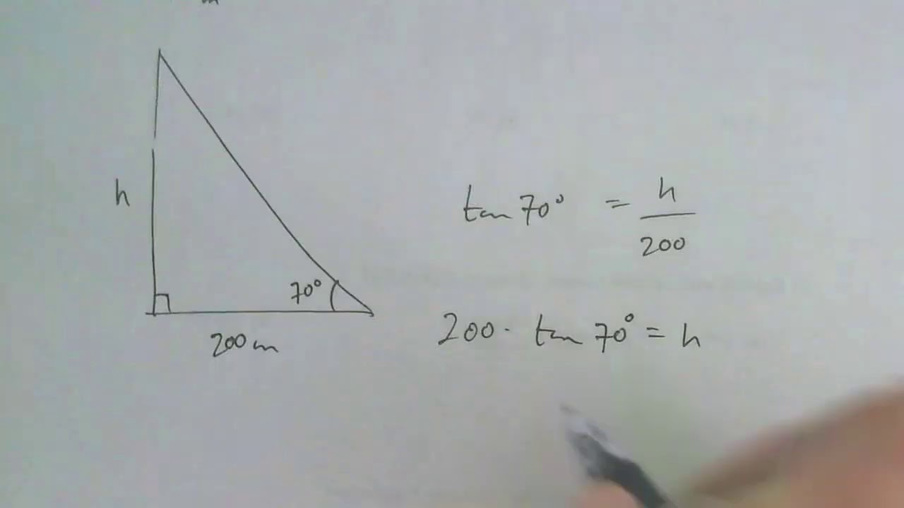 1.2 Solve Problems Using Trigonometric Ratios - YouTube