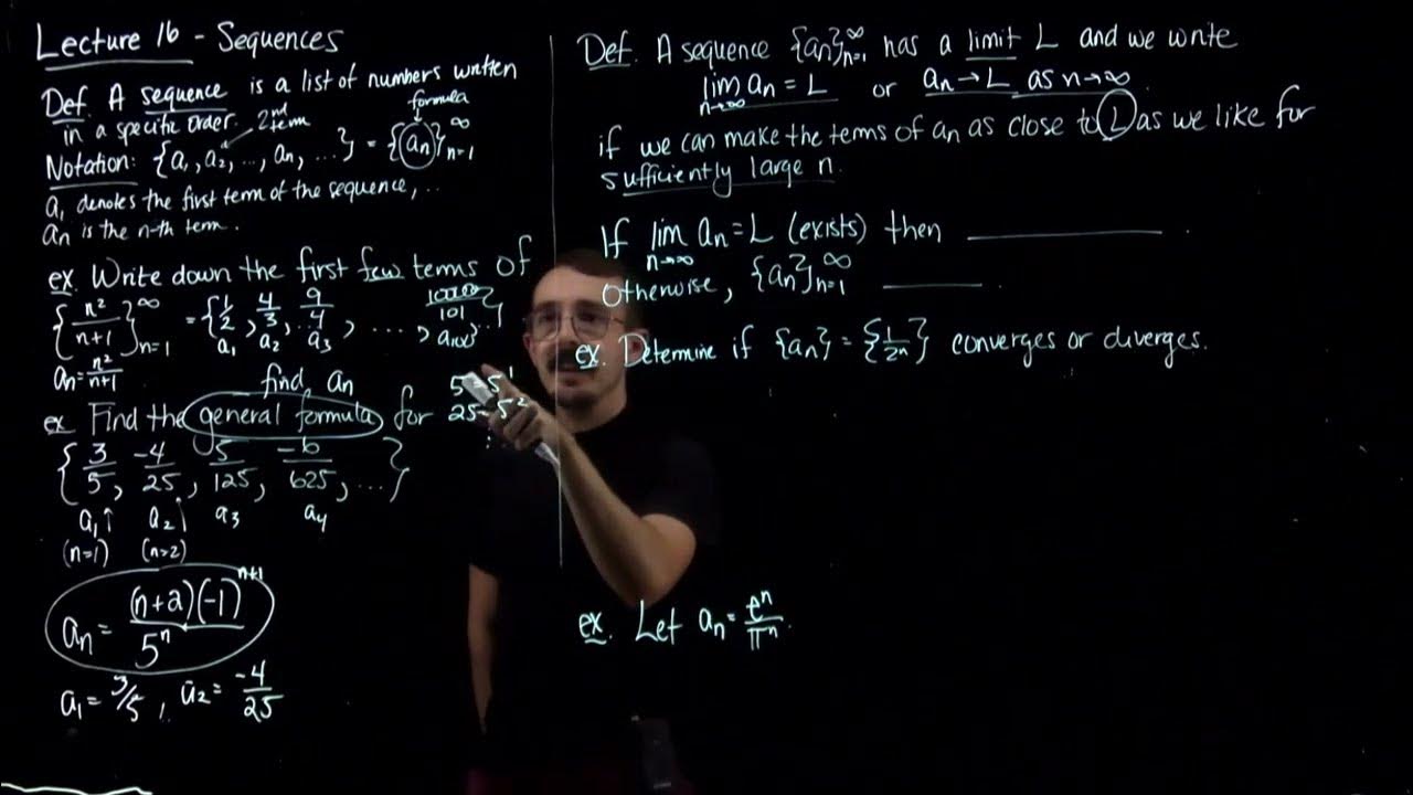 Lecture 16 - Sequences I - YouTube