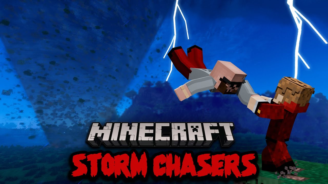 Surviving The SCARIEST Storms In Minecraft [FULL MOVIE] - YouTube