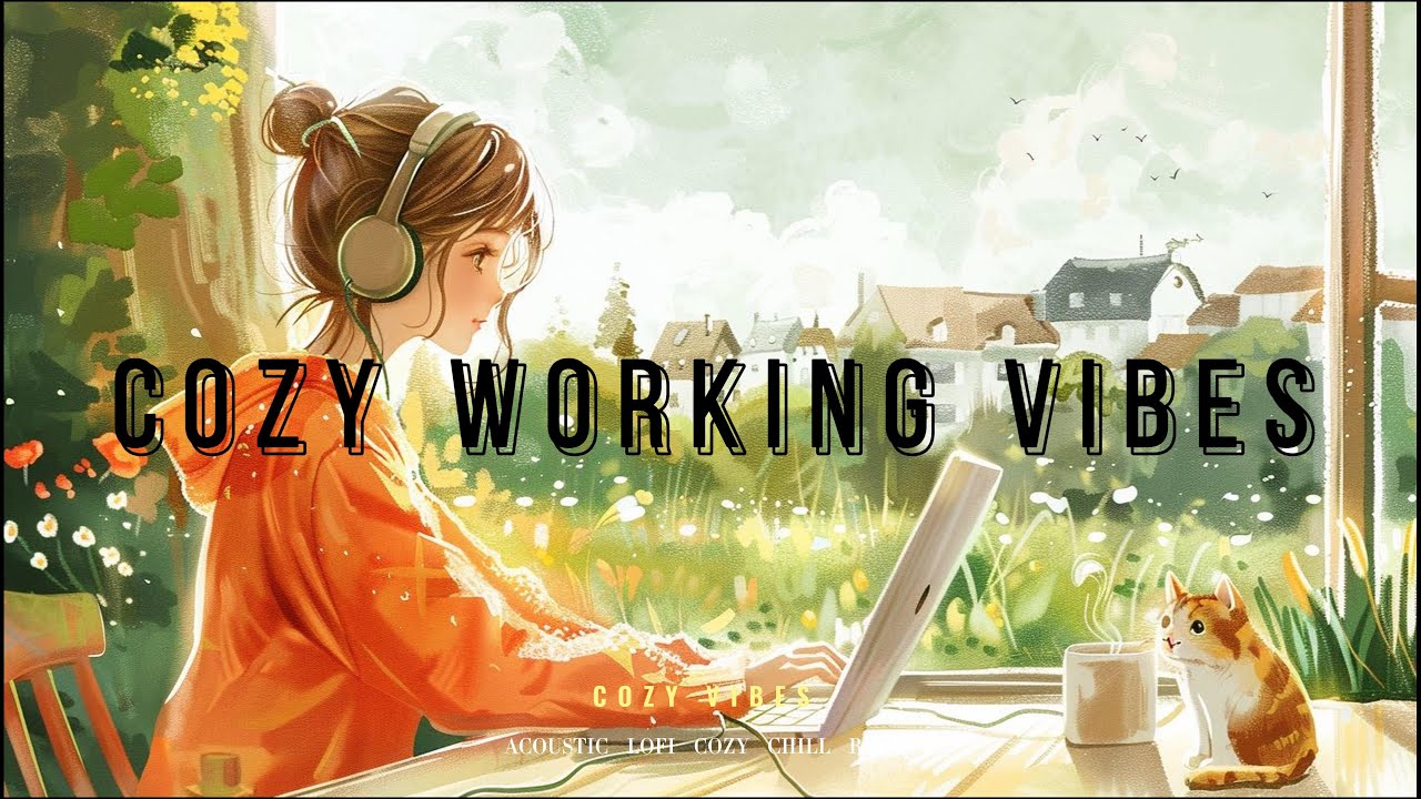 4 Hours Cozy Working Vibes: Productive Melodies for Focus and Comfort 💼 ...