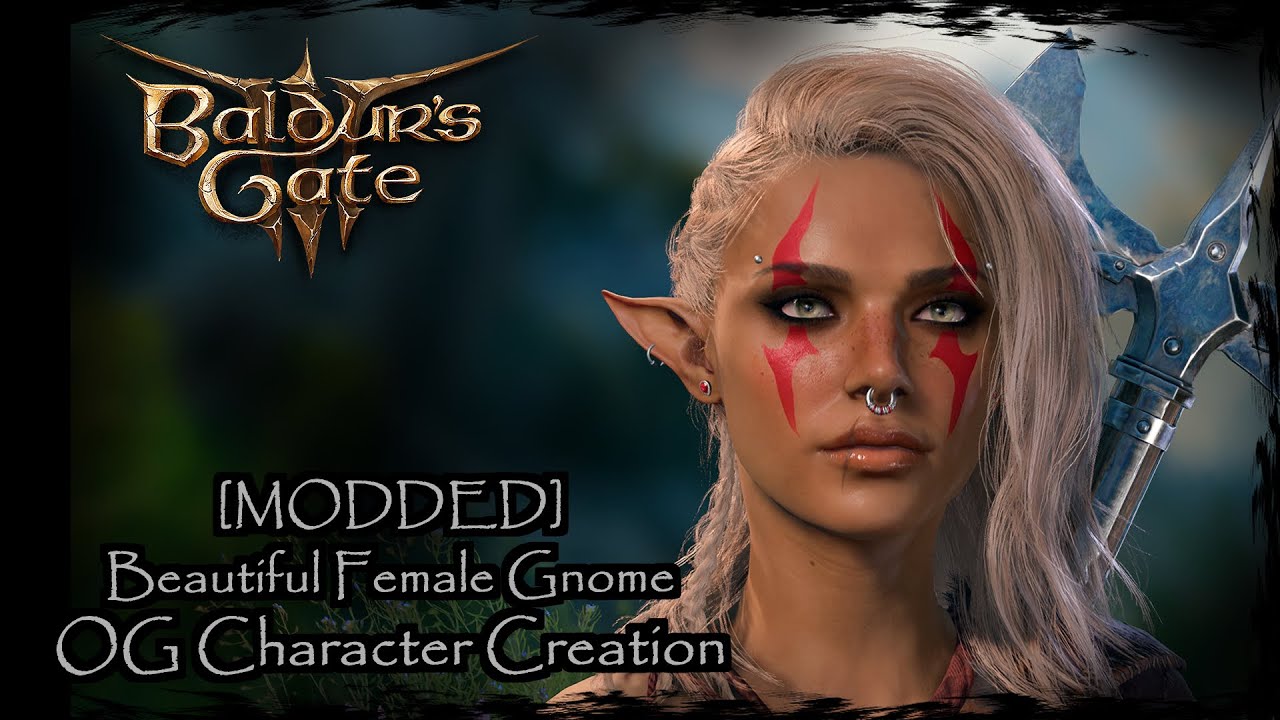 BALDUR'S GATE 3 || Beautiful Gnome [Original Character #77] - Female ...