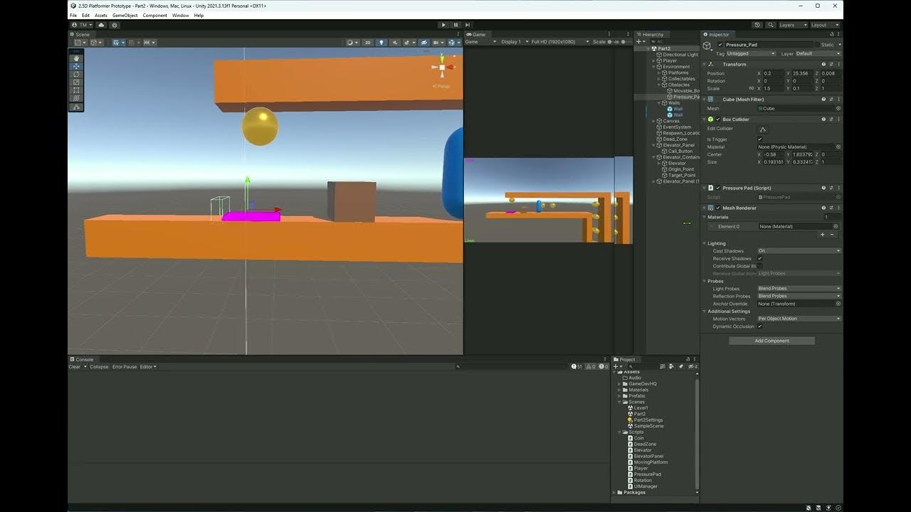 Pushing Objects in Unity to Complete Puzzles - YouTube